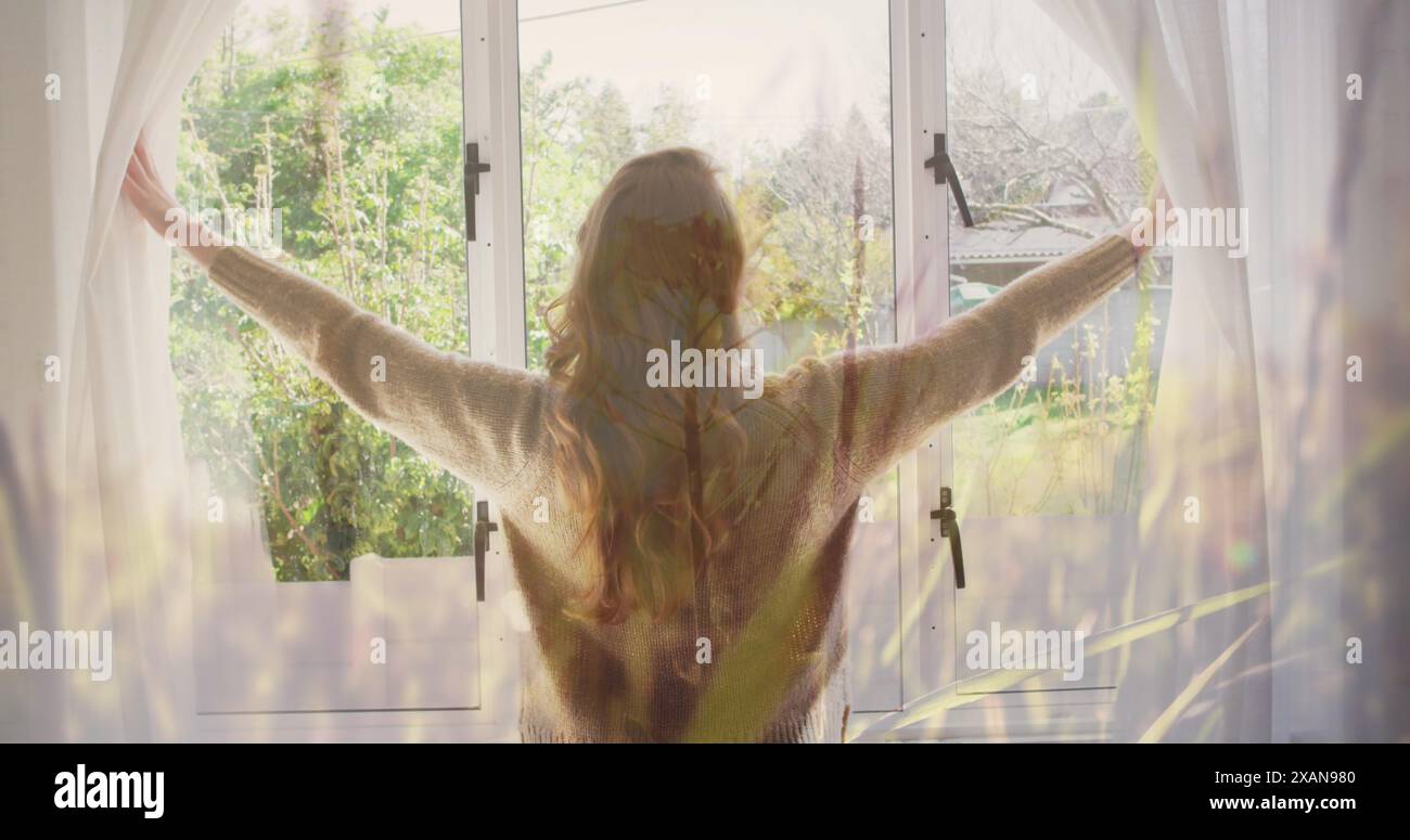 Widening curtains hi-res stock photography and images - Alamy