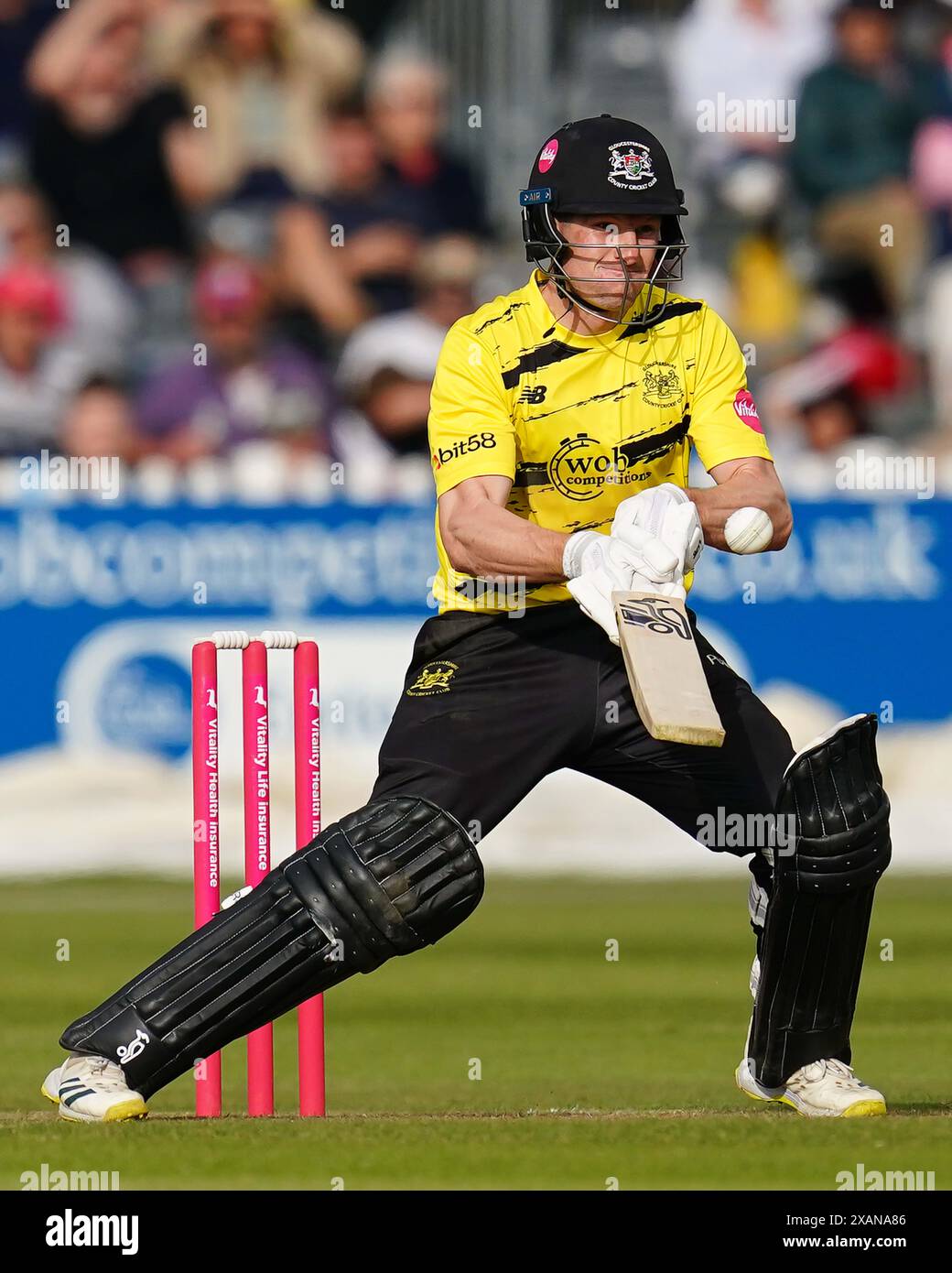 Bristol, UK, 7 June 2024. Gloucestershire's Cameron Bancroft batting ...