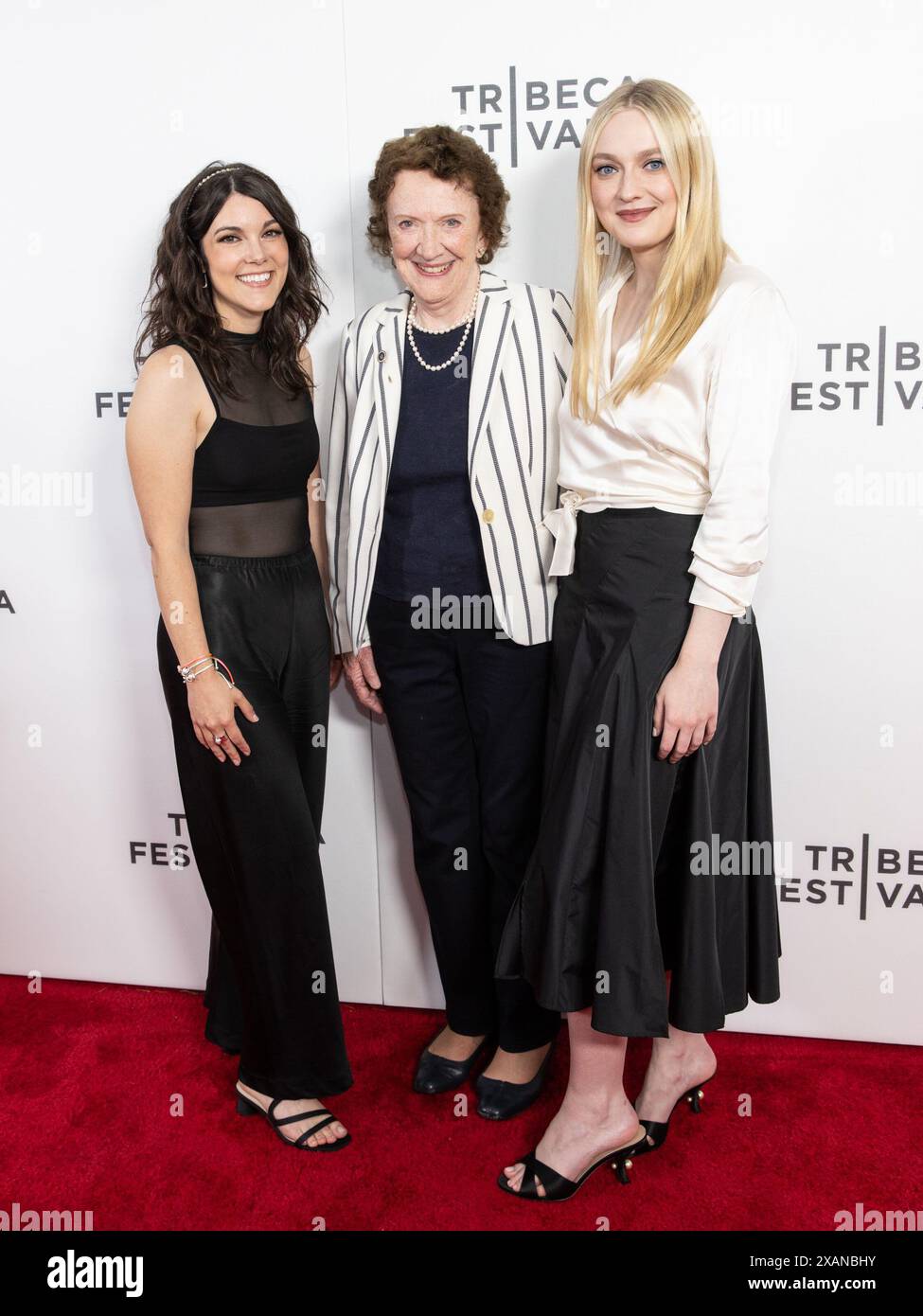 Ny. 07th June, 2024. Abigail Fuller, Ann Burgess, Dakota Fanning at ...
