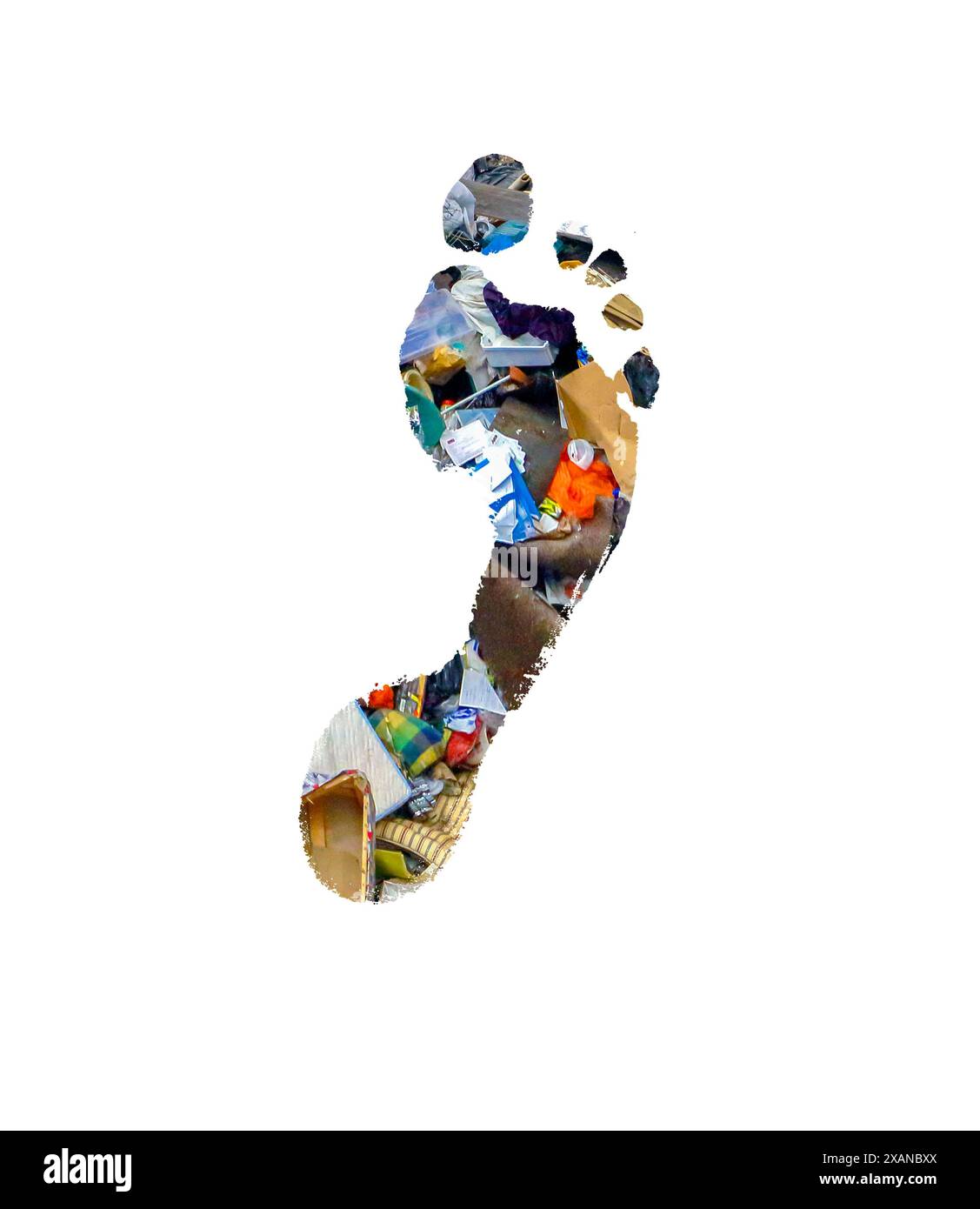 Human footprint impact Cut Out Stock Images & Pictures - Alamy