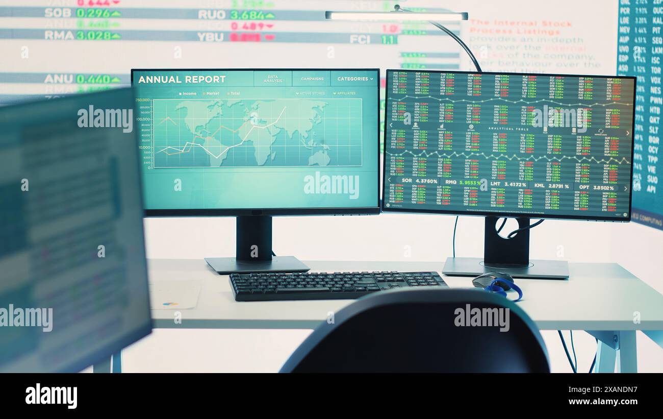 Professional enterprise workstation inside multinational company ...