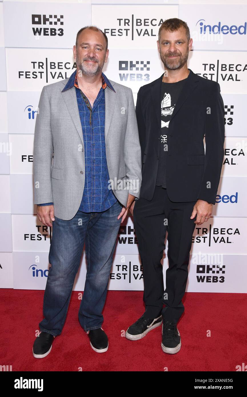 (L-R) Trey Parker and Matt Stone attend the MTV Documentary Films + CASA BONITA MI AMOR! World ...