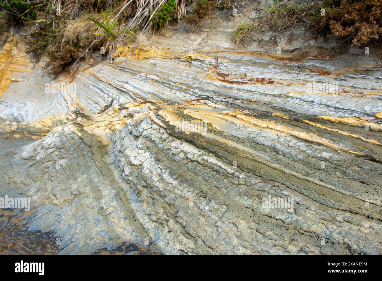 Interbedded Mudstone, Siltstone and Sandstone Stock Photo - Alamy