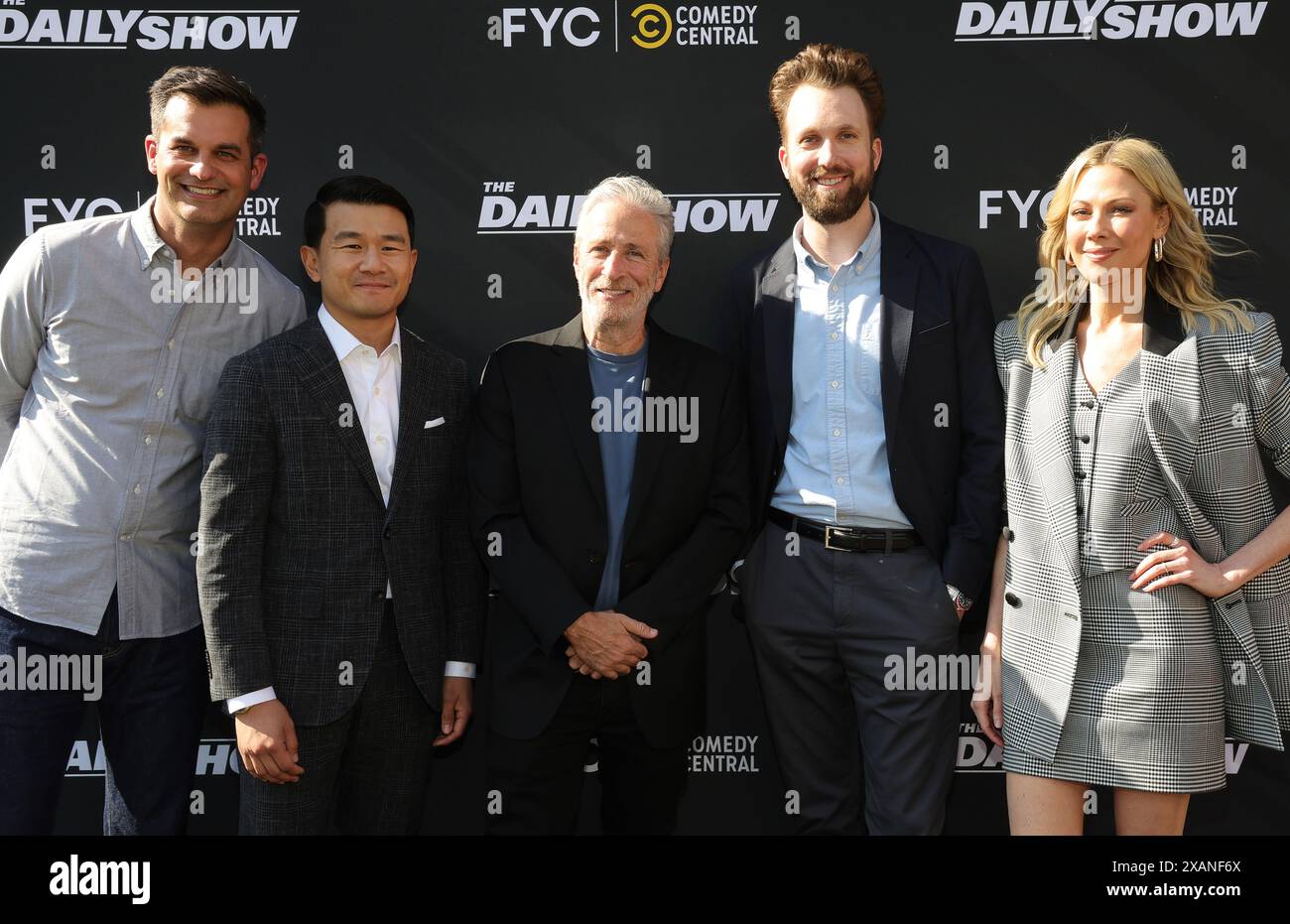 Los Angeles, Ca. 7th June, 2024. Michael Kosta, Ronny Chieng, Jon ...