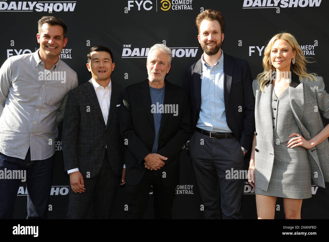 Los Angeles, Ca. 7th June, 2024. Michael Kosta, Ronny Chieng, Jon ...