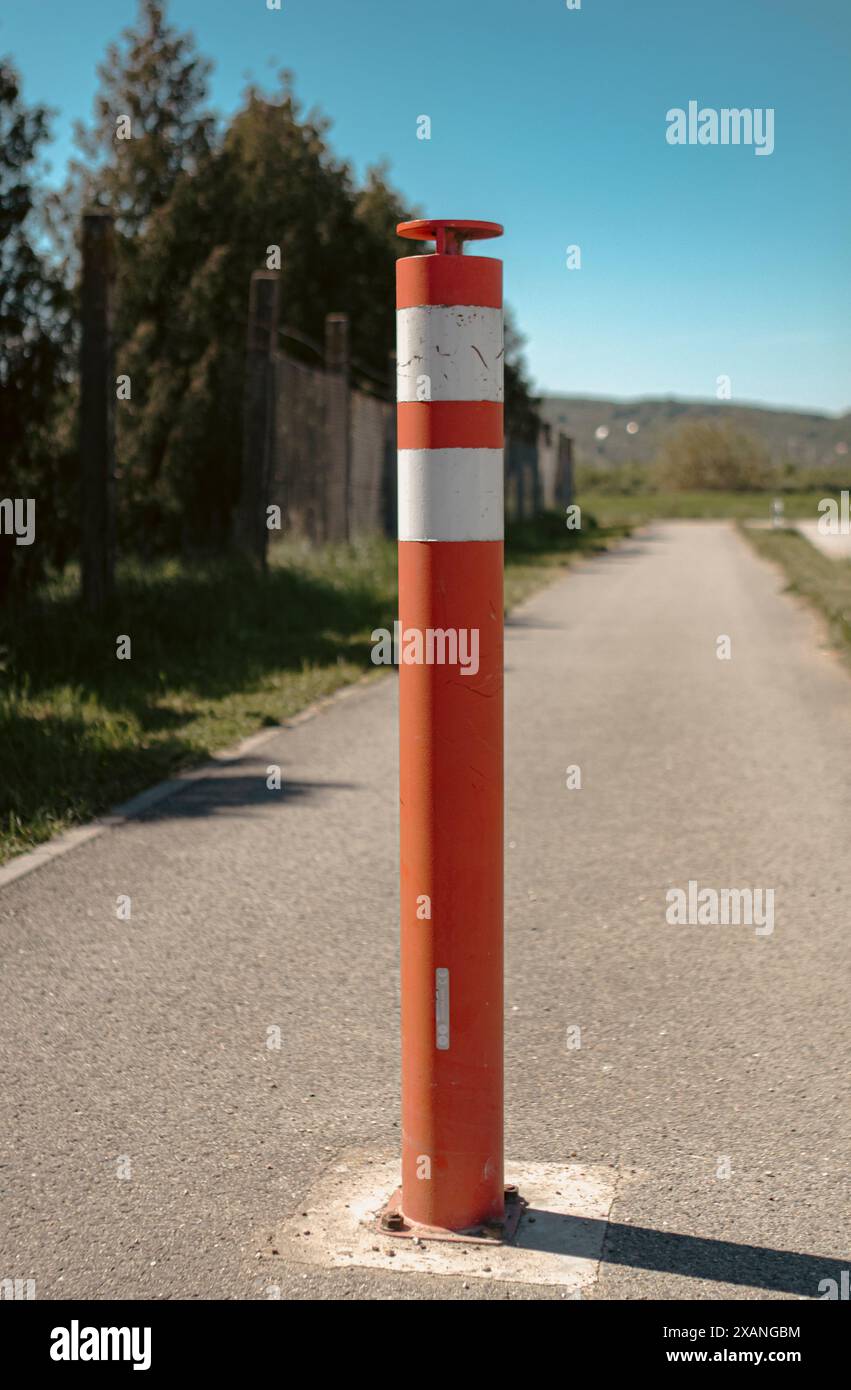 Steel traffic bollard on hi-res stock photography and images - Alamy