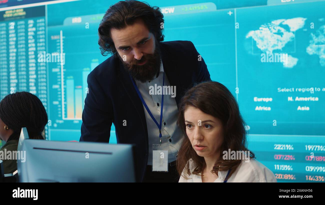 Chief executive officer supervising accounting activity to evaluate the ...