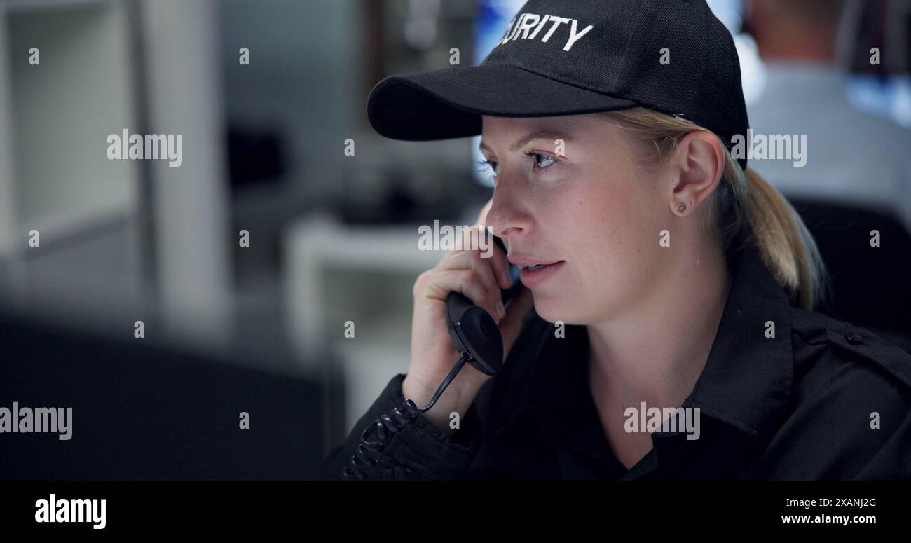 Cctv security officer hi-res stock photography and images - Alamy