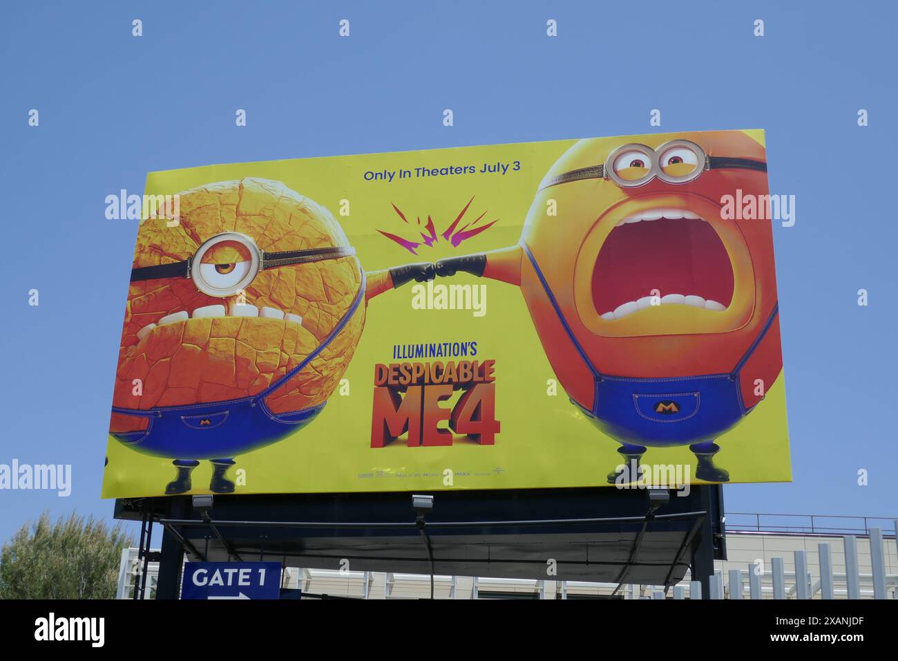 Los Angeles, California, USA 6th June 2024 Despicable Me 4 Billboard on ...