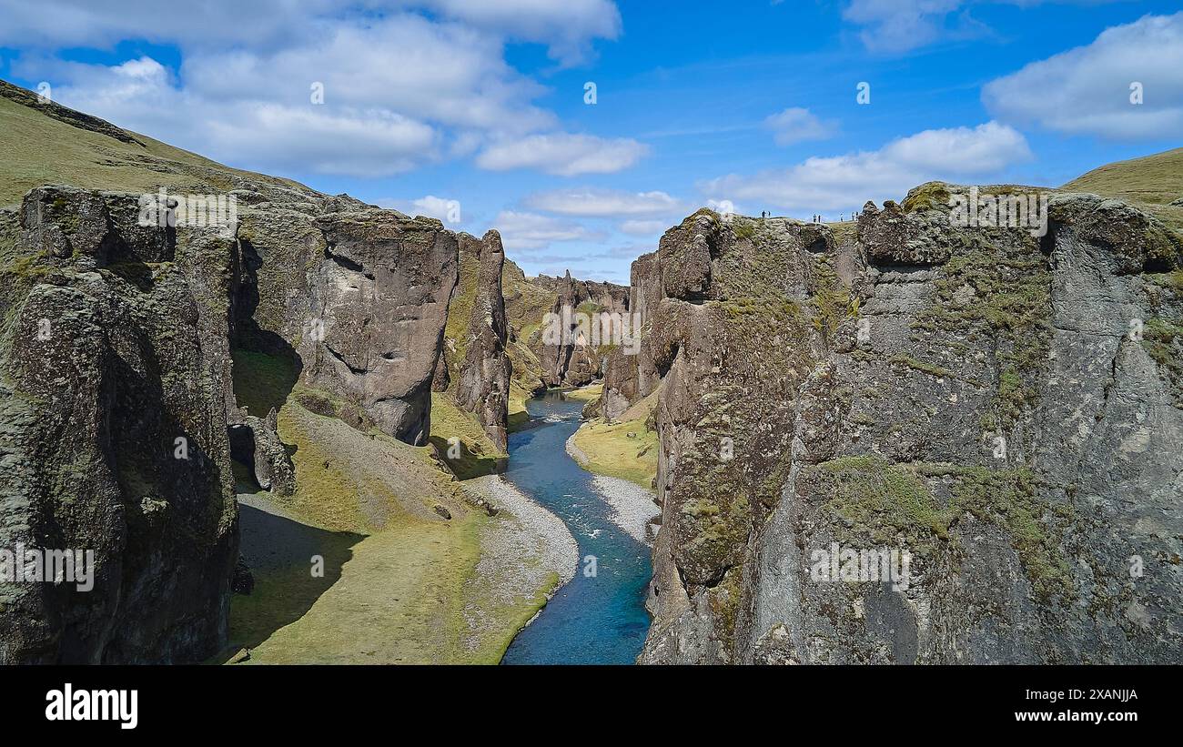 Fascinating landscape iceland canyon hi-res stock photography and ...