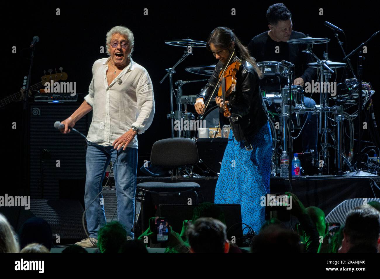 May 6, 2024, San Diego, California, USA: Roger Daltrey, lead singer and ...