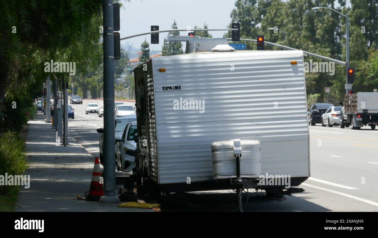Los Angeles, California, USA 6th June 2024 Former Homeless RV ...