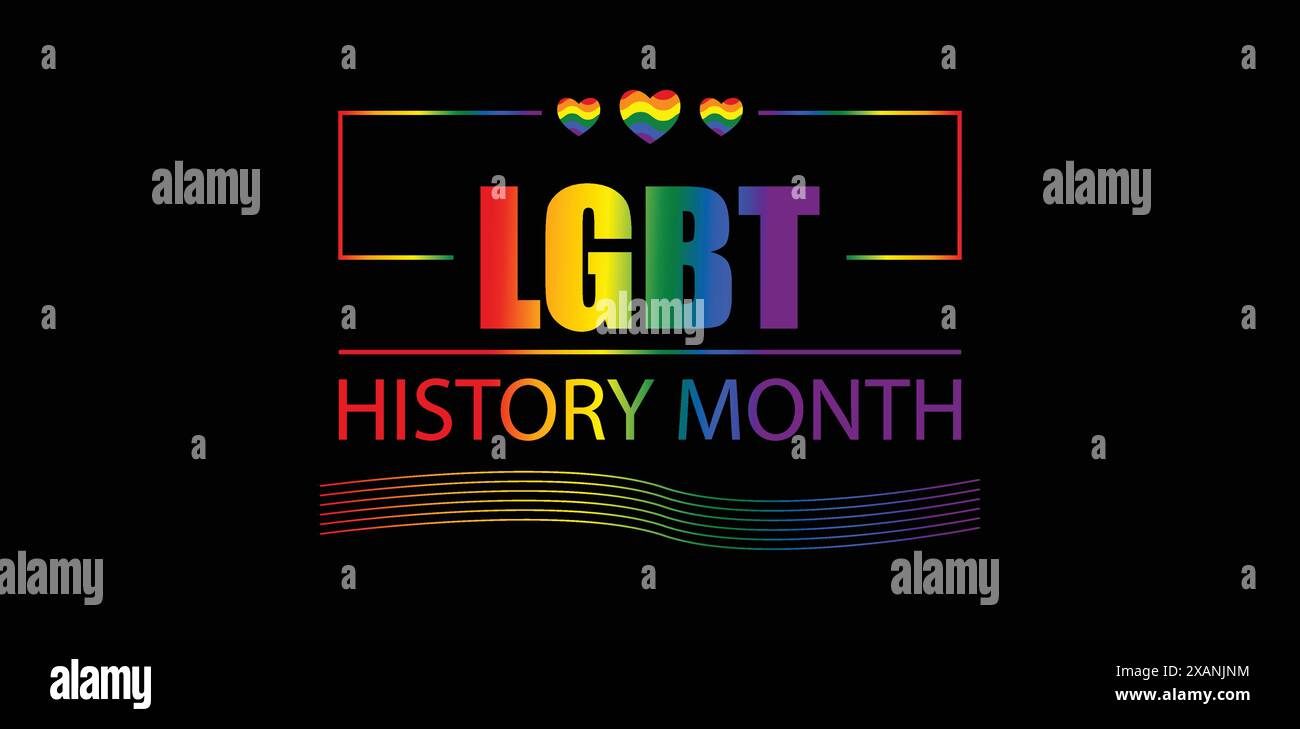 Colorful Celebration Illustrating the Rich History of LGBTQ Month ...