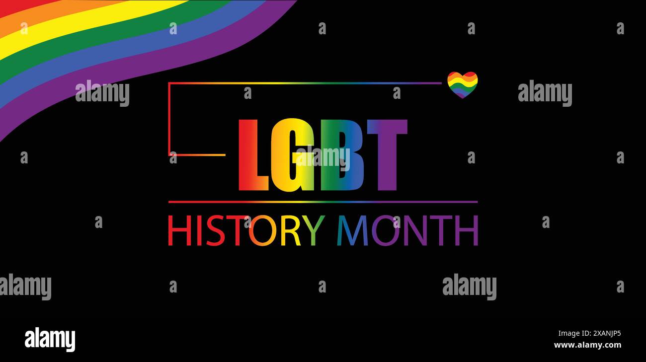 Colorful Celebration Illustrating the Rich History of LGBTQ Month ...