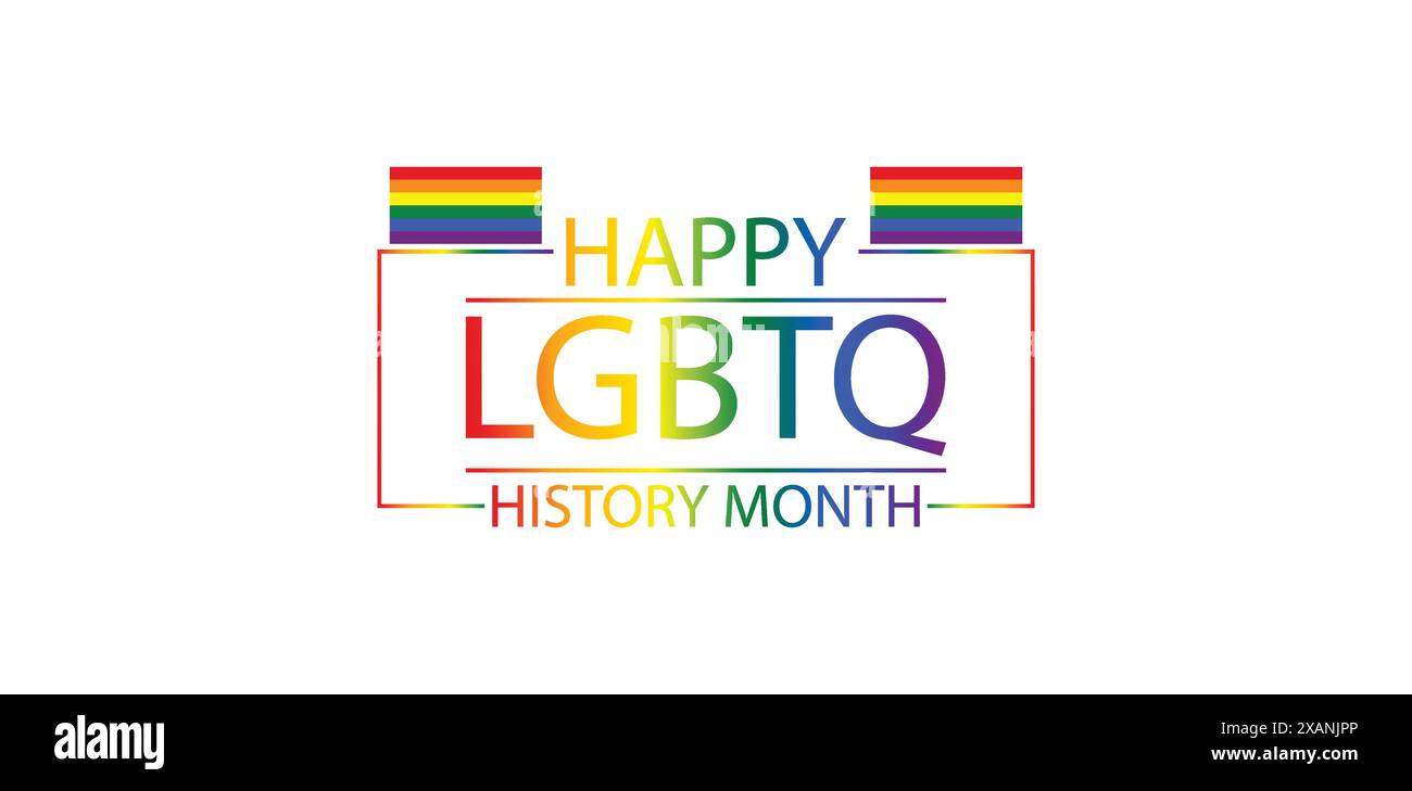 Colorful Celebration Illustrating the Rich History of LGBTQ Month ...