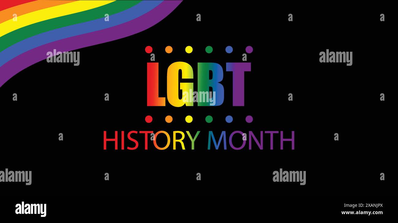 Colorful Celebration Illustrating the Rich History of LGBTQ Month ...