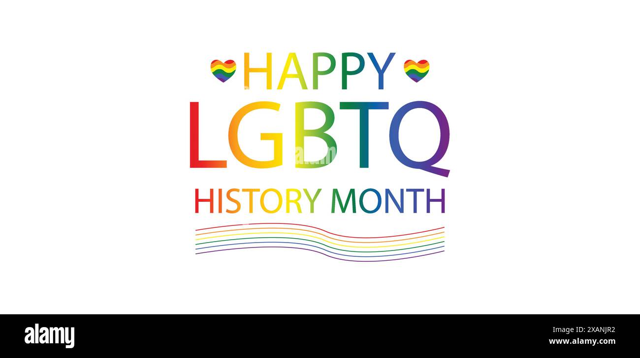 Colorful Celebration Illustrating the Rich History of LGBTQ Month ...