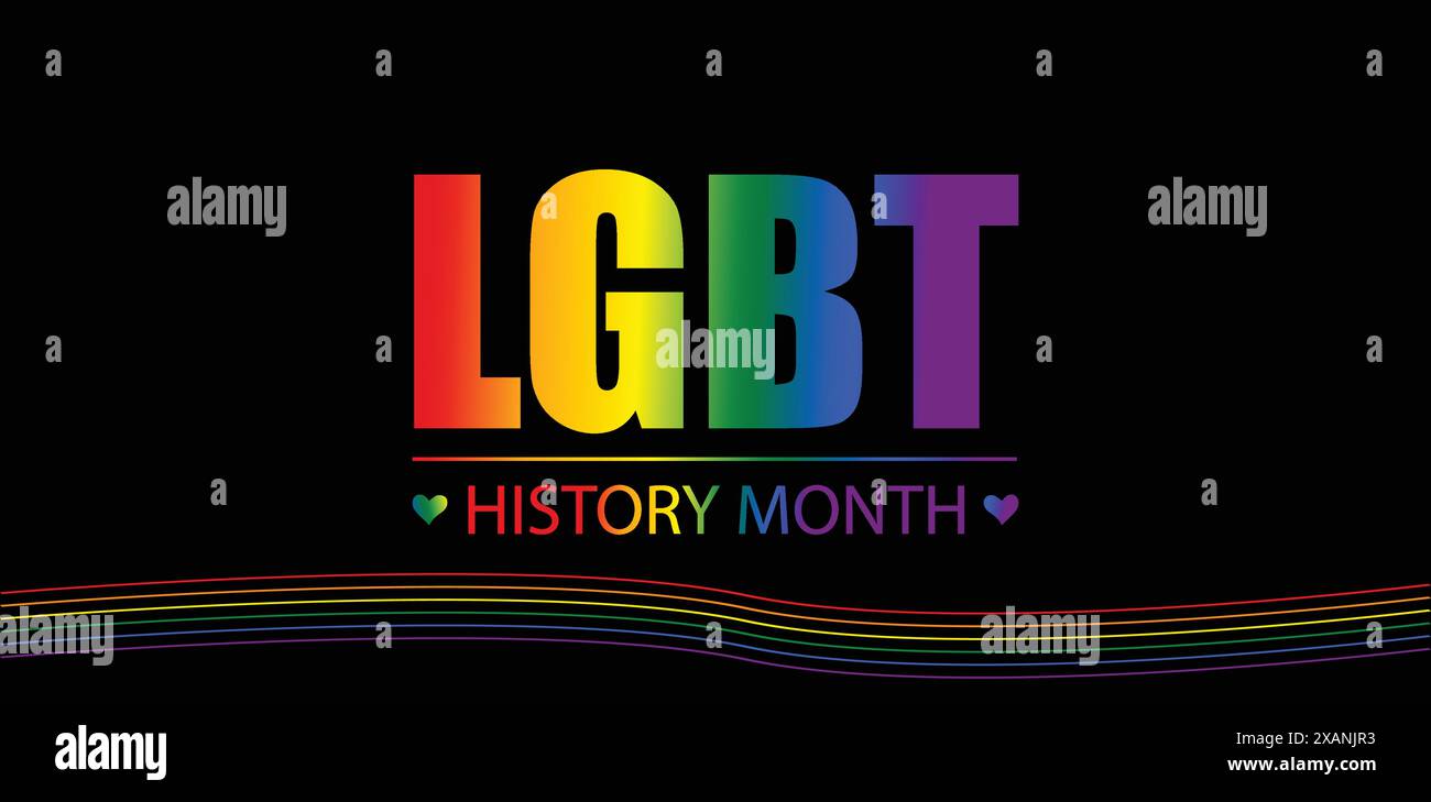 Colorful Celebration Illustrating the Rich History of LGBTQ Month ...