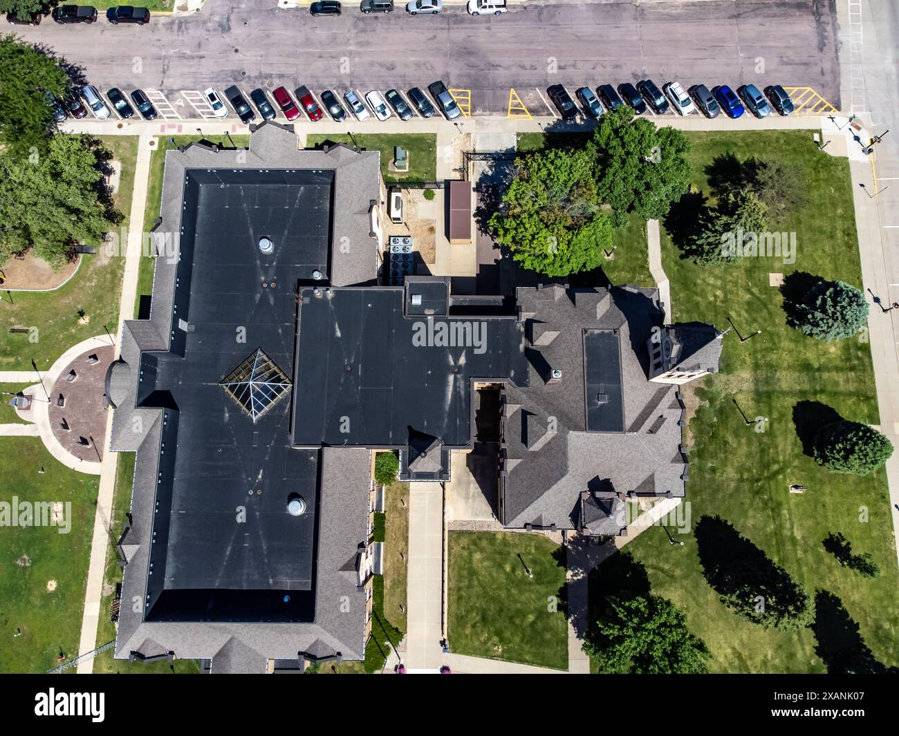 view of the Lincoln County Courthouse in Canton, South Dakota Stock ...