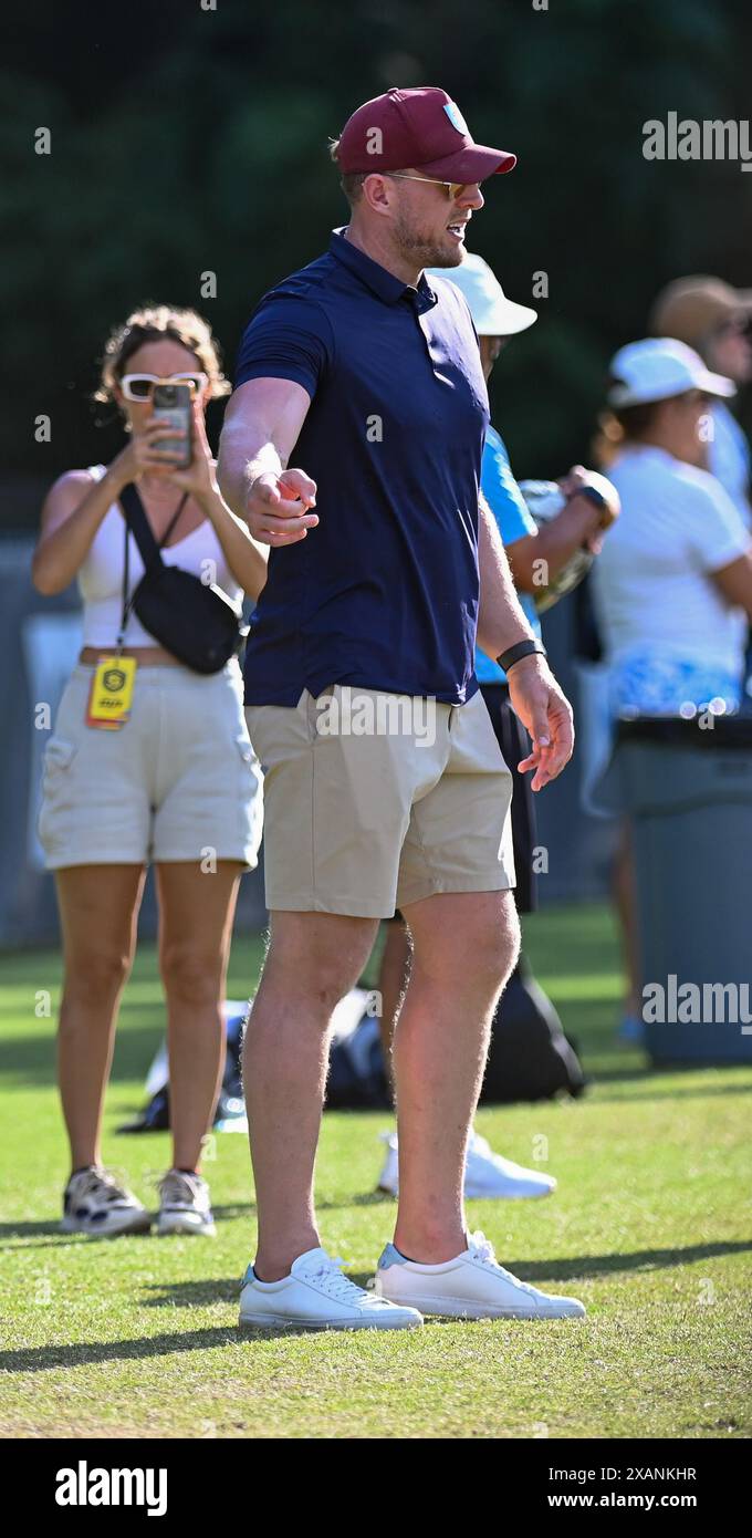Cary, North Carolina, USA. 7th June, 2024. Burnley FC coach J.J. Watt ...