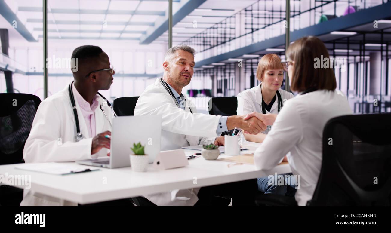 Doctor job interview hi-res stock photography and images - Alamy