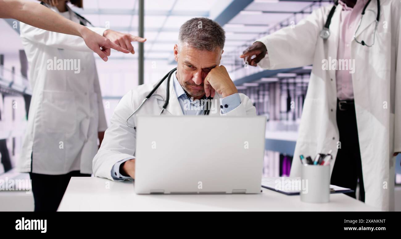 Finger pointing blame nurse hi-res stock photography and images - Alamy