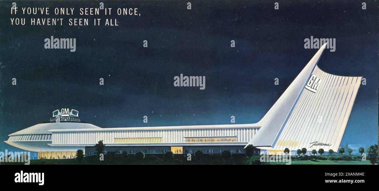 A souvenir brochure from the 1964 General Motors (GM) Futurama II ...