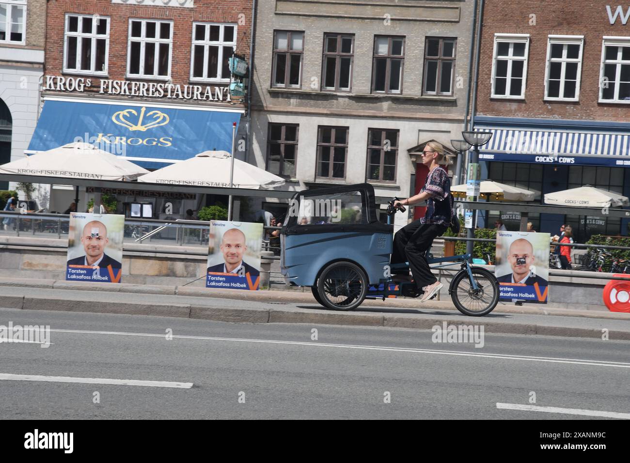 Copenhagen/ Denmark/07 jUNE 2024/ eu elections voting card & Various ...