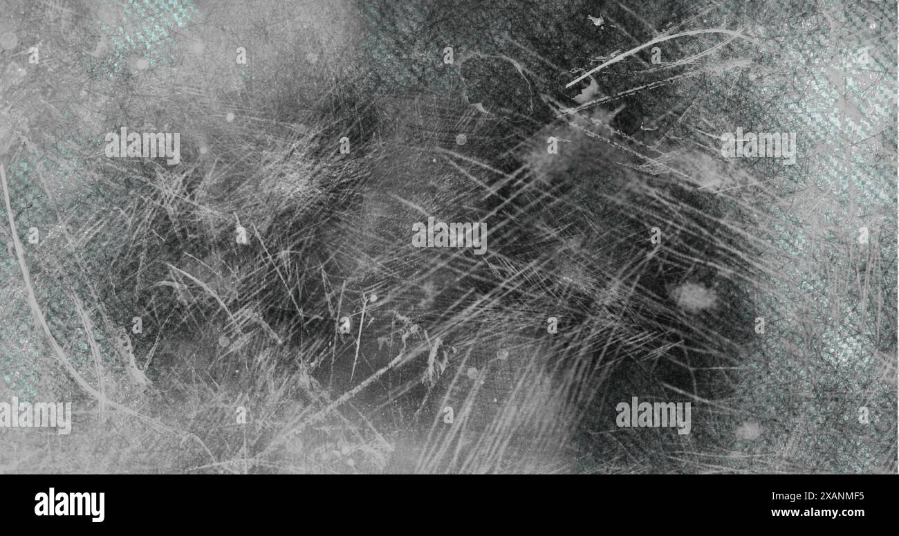 Abstract image showing textured surface with various scratches and ...