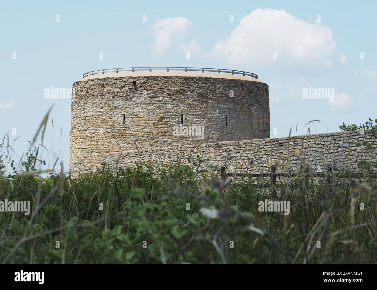 Round tower at Fort Snelling in Minnesota - July 2023 Stock Photo - Alamy