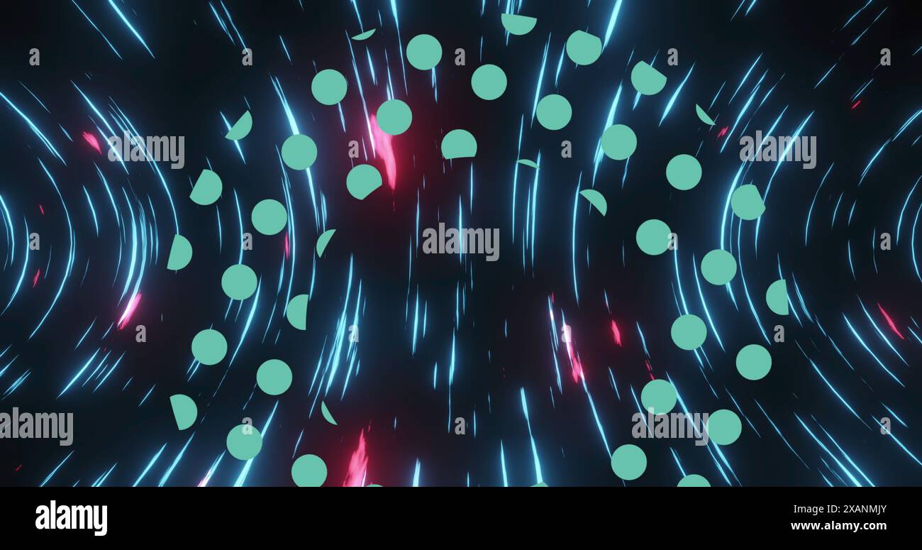 Animation moving red bright dots hi-res stock photography and images ...