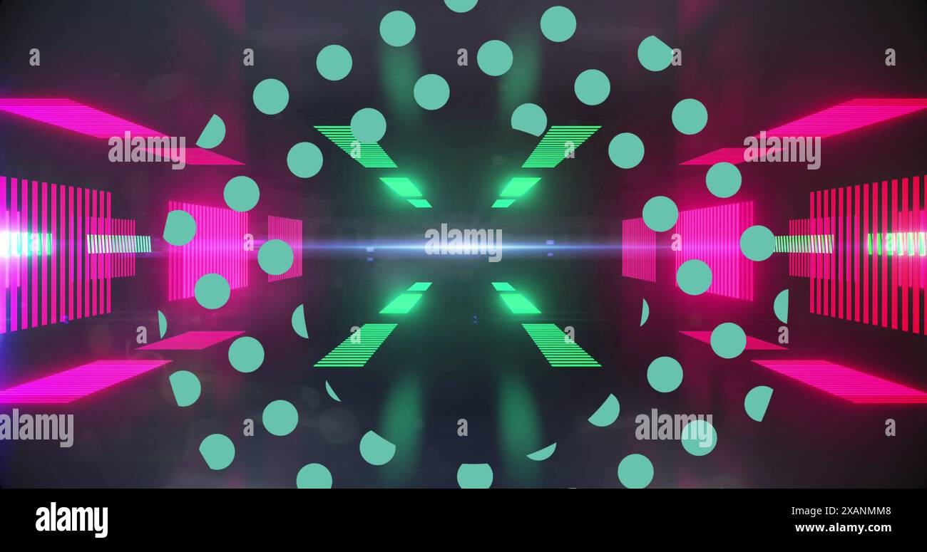 Dot shape pattern animation motion hi-res stock photography and images ...