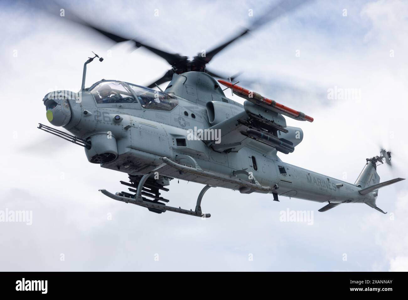 A U S Marine Corps Ah 1z Viper With Marine Light Attack Helicopter