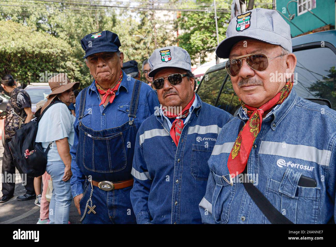 Final Spike Steam Tour People disguised as Railway Engineers, pose ...