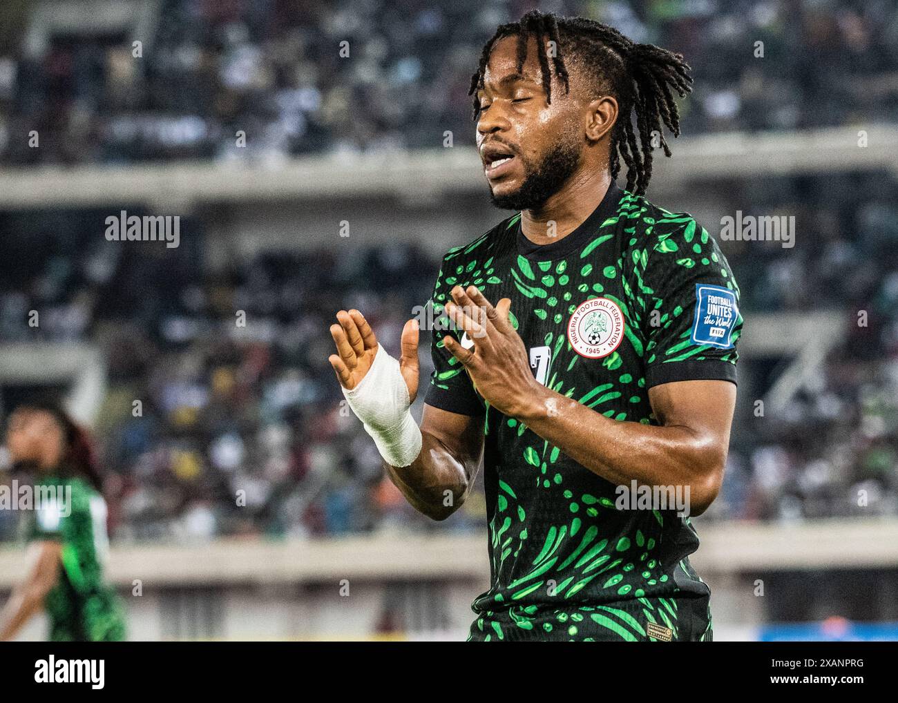 ADEMOLA LOOKMAN. NIGERIA VS SOUTH AFRICA, 1ST LEG FIFA WORLDCUP ...