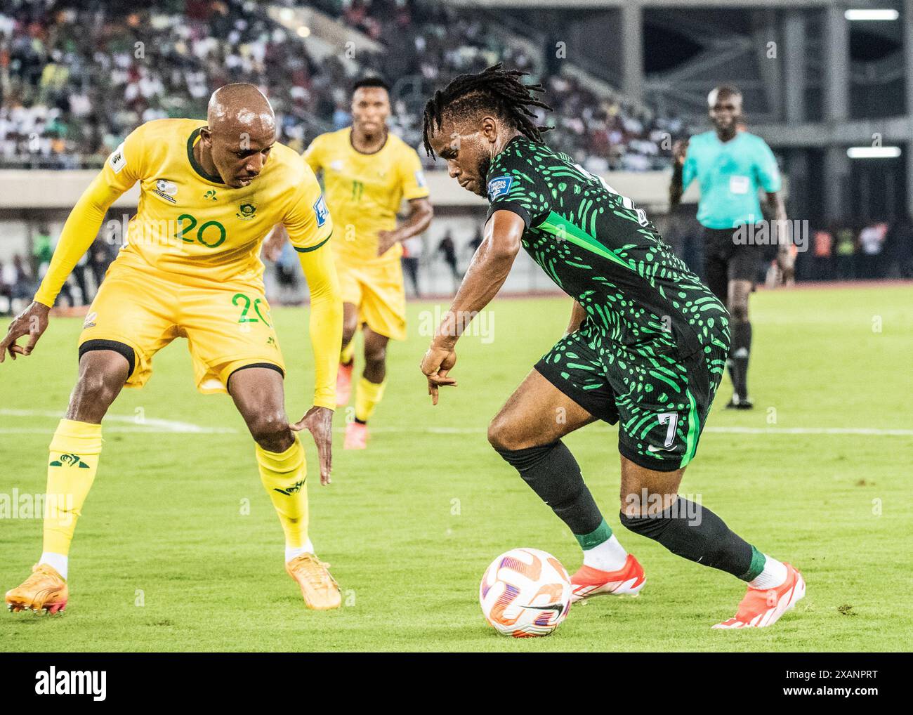 ADEMOLA LOOKMAN. NIGERIA VS SOUTH AFRICA, 1ST LEG FIFA WORLDCUP ...