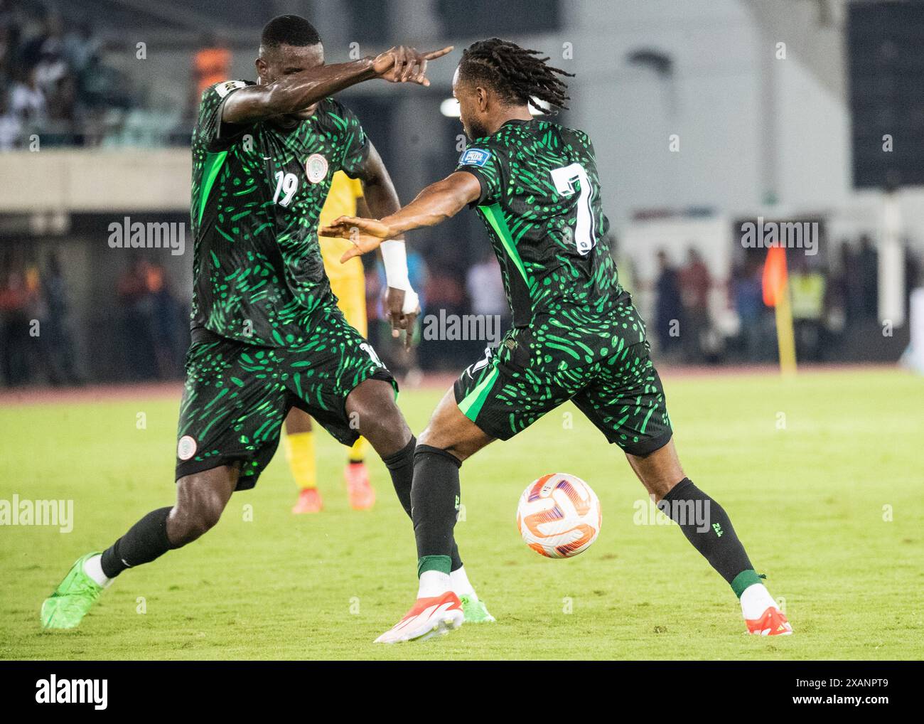 ADEMOLA LOOKMAN. NIGERIA VS SOUTH AFRICA, 1ST LEG FIFA WORLDCUP ...