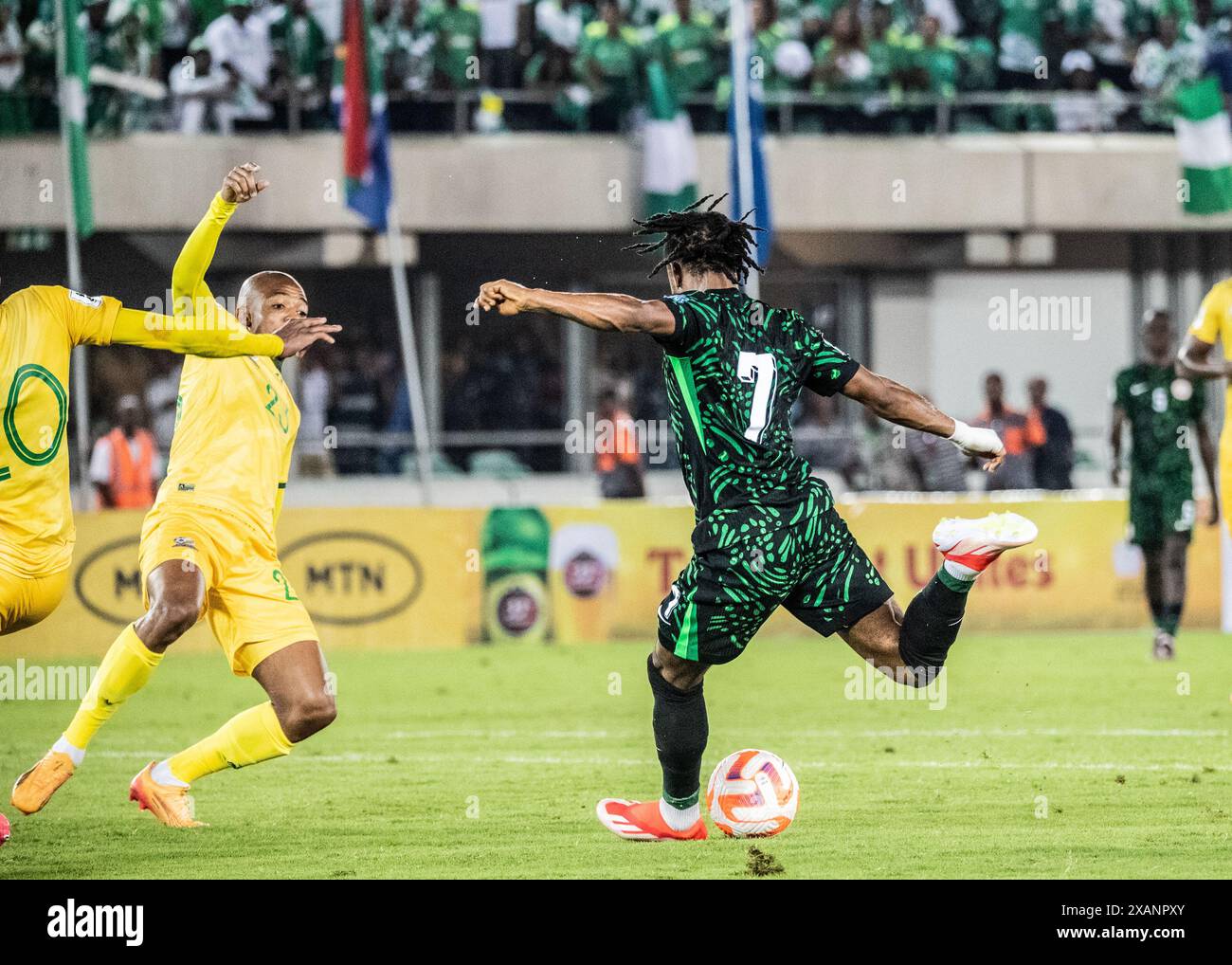 ADEMOLA LOOKMAN. NIGERIA VS SOUTH AFRICA, 1ST LEG FIFA WORLDCUP ...