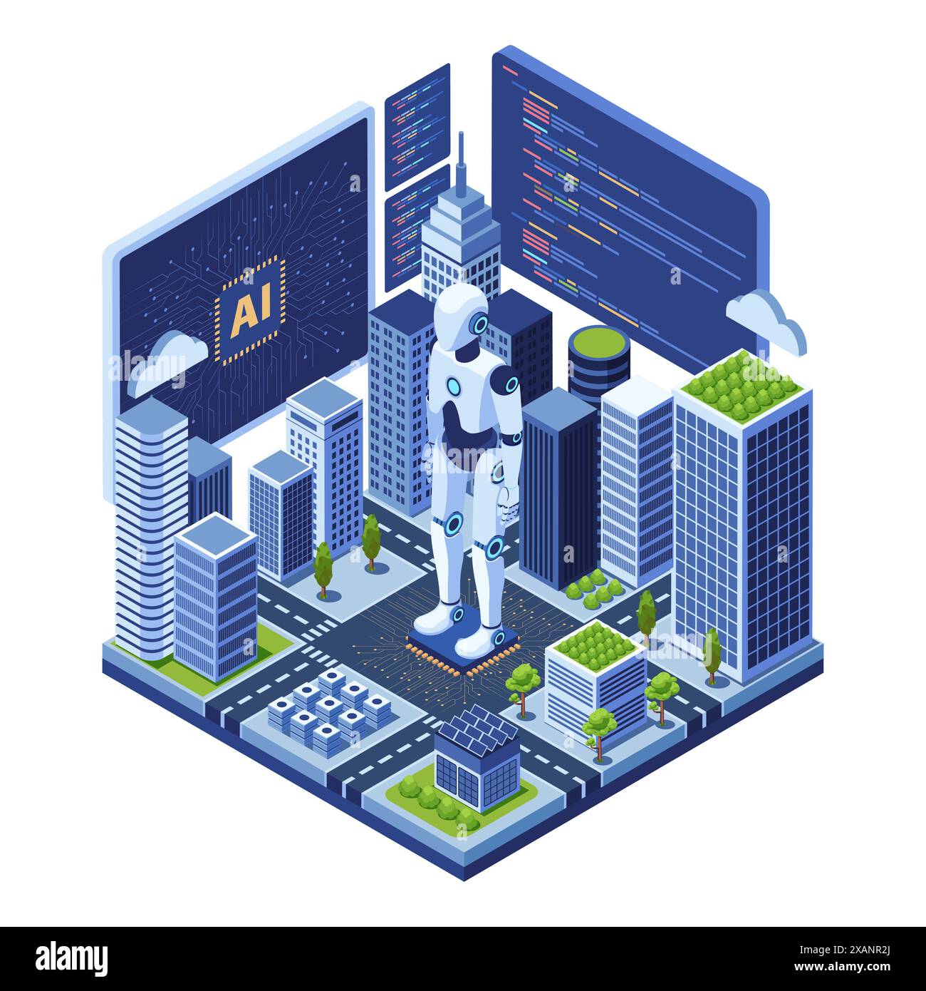 Isometric Smart City Powered by Ai Artificial Intelligence. Ai ... Isometric Smart City Powered by Ai Artificial Intelligence. Ai ...