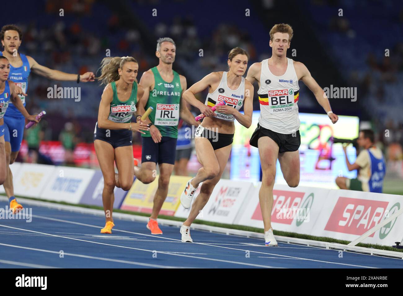Rome, Italy 7.06.2024: Christopher O'DONNELL, Rhasidat ADELEKE, Thomas ...