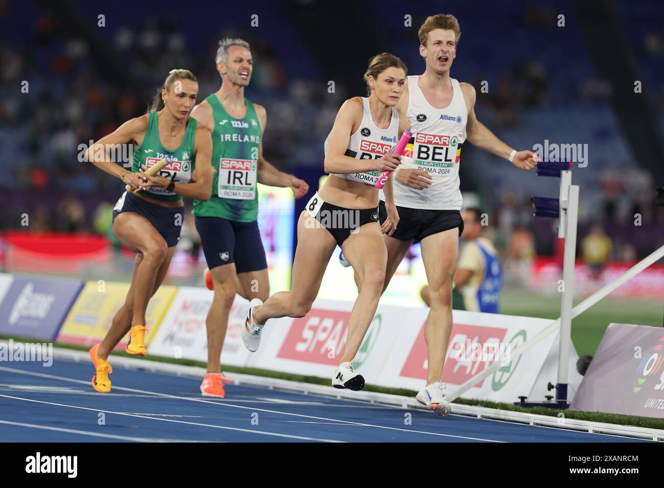 Rome, Italy 7.06.2024: Christopher O'DONNELL, Rhasidat ADELEKE, Thomas ...