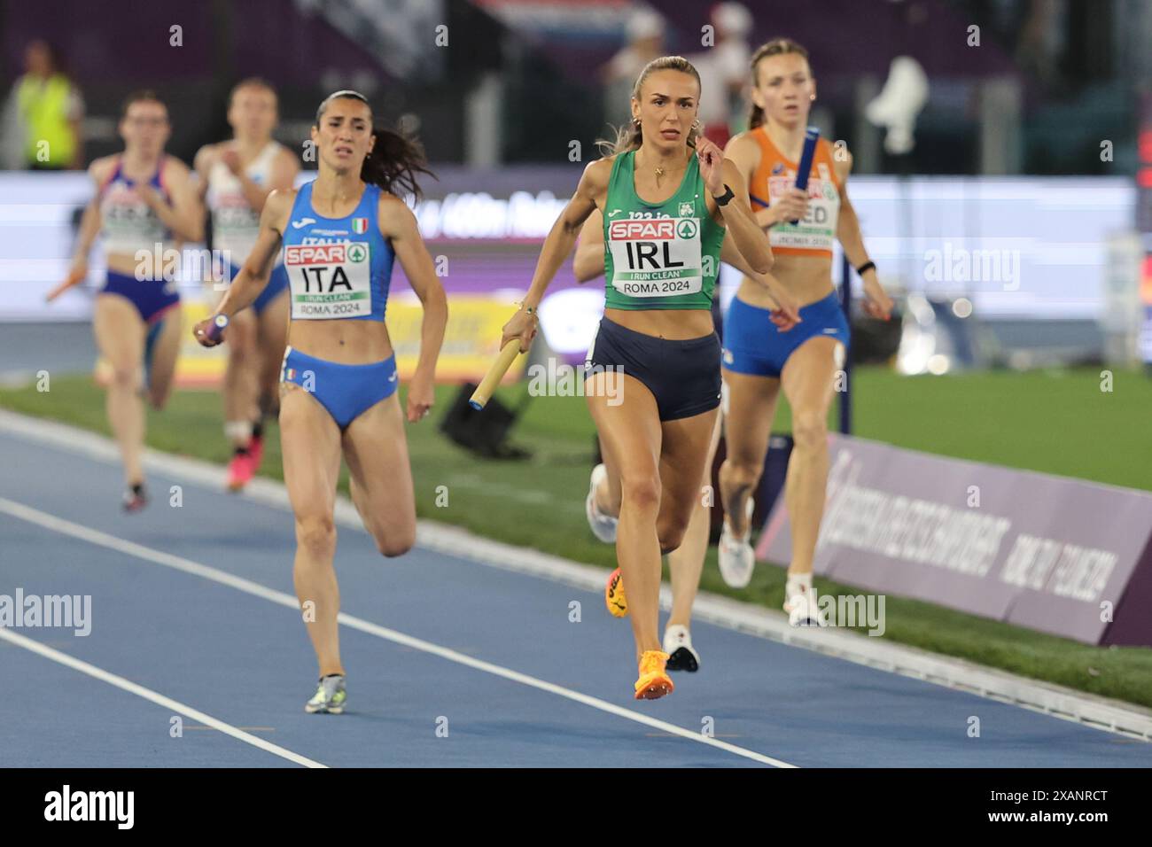 Rome, Italy 7.06.2024: Christopher O'DONNELL, Rhasidat ADELEKE, Thomas ...