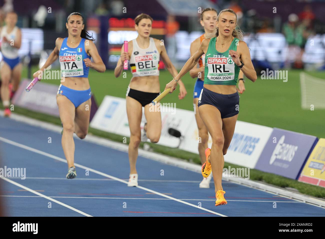 Rome, Italy 7.06.2024: Christopher O'DONNELL, Rhasidat ADELEKE, Thomas ...