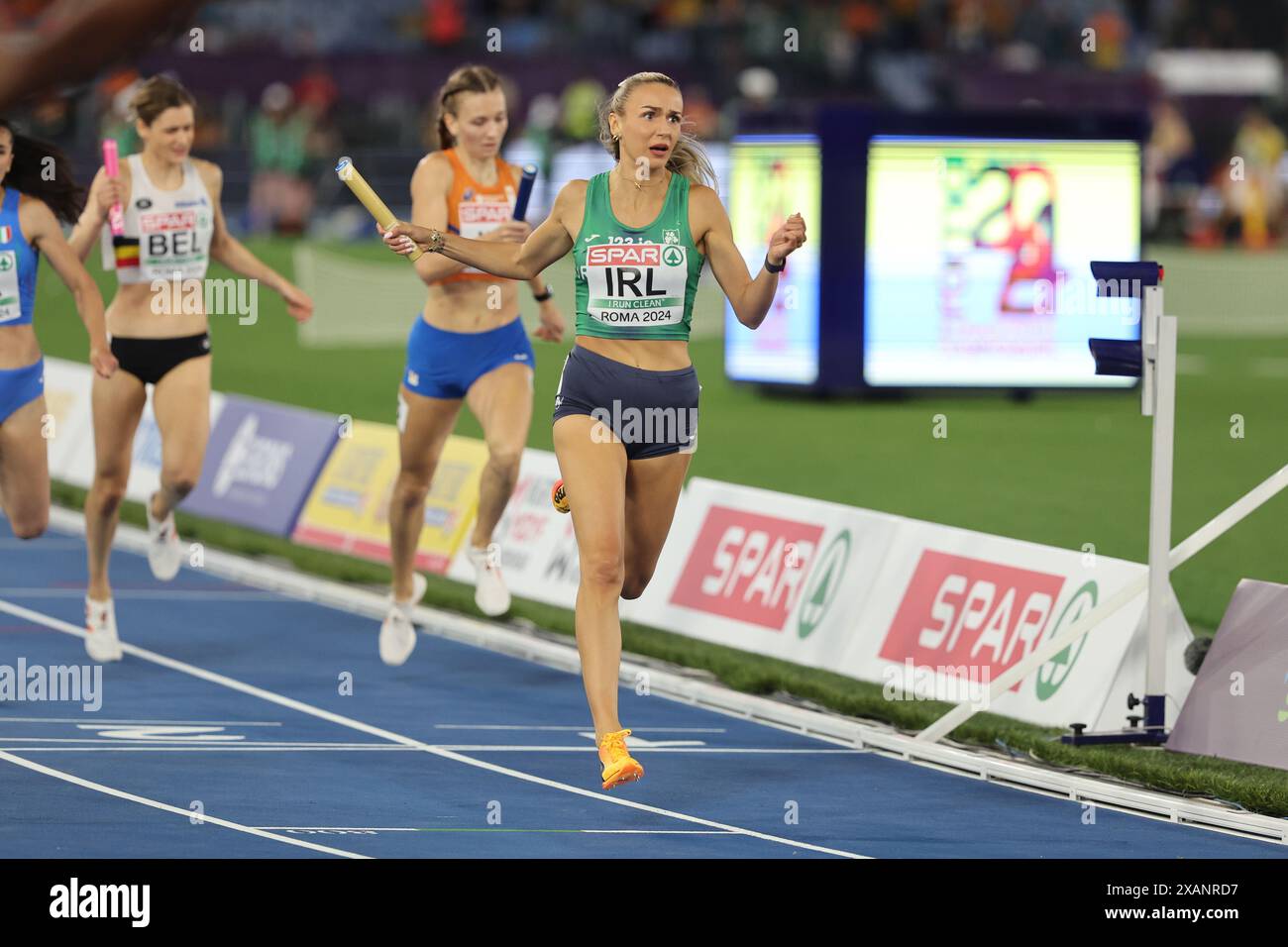Rome, Italy 7.06.2024: Christopher O'DONNELL, Rhasidat ADELEKE, Thomas ...
