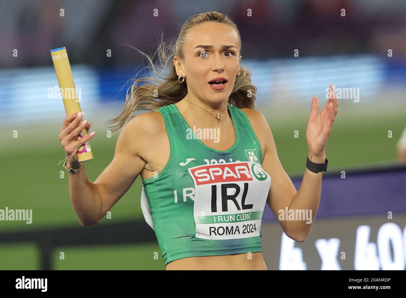 Rome, Italy 7.06.2024: Christopher O'DONNELL, Rhasidat ADELEKE, Thomas ...