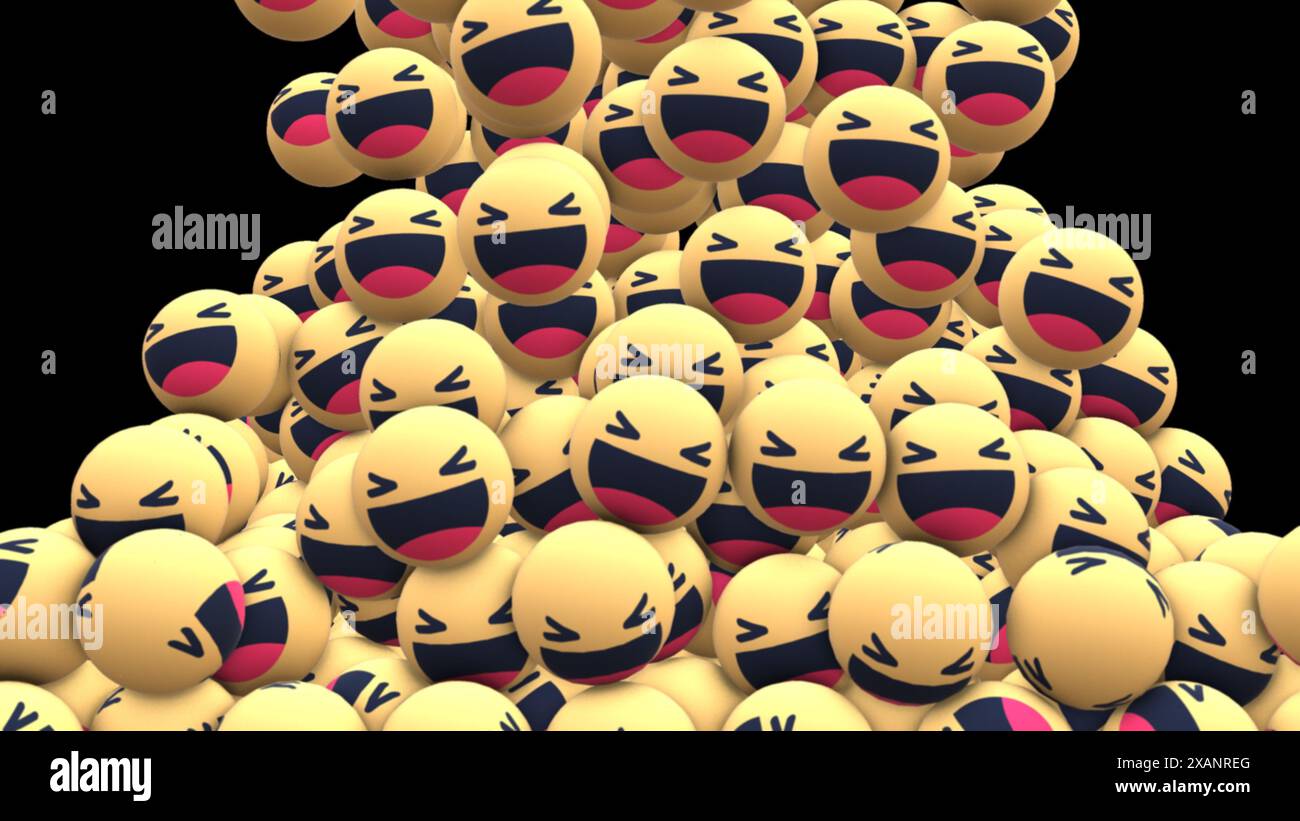 Laughing emoticon hi-res stock photography and images - Alamy