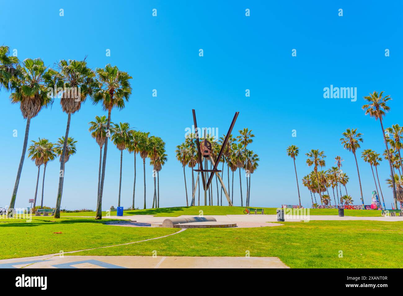 Los Angeles, California - April 3, 2024: Iconic large-scale Declaration ...