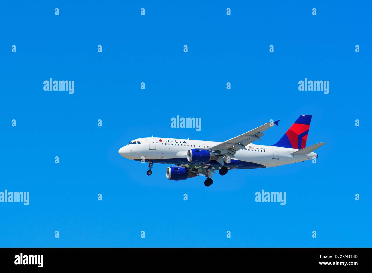 Los Angeles, California - April 9, 2024: Delta Air Lines aircraft ...