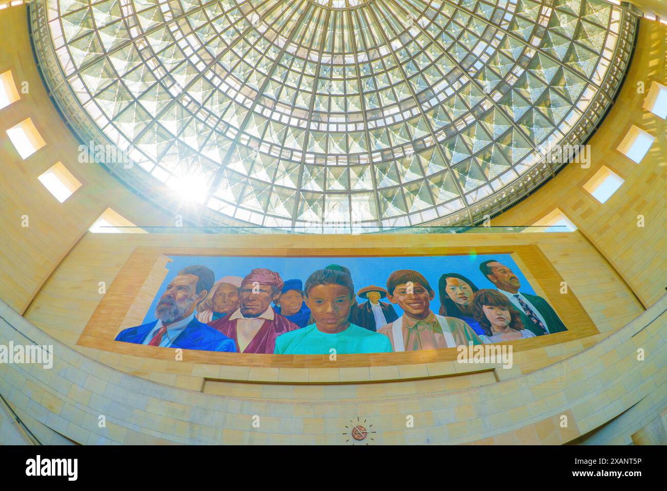 Los Angeles, California - April 12, 2024: Spherical panorama of the ...