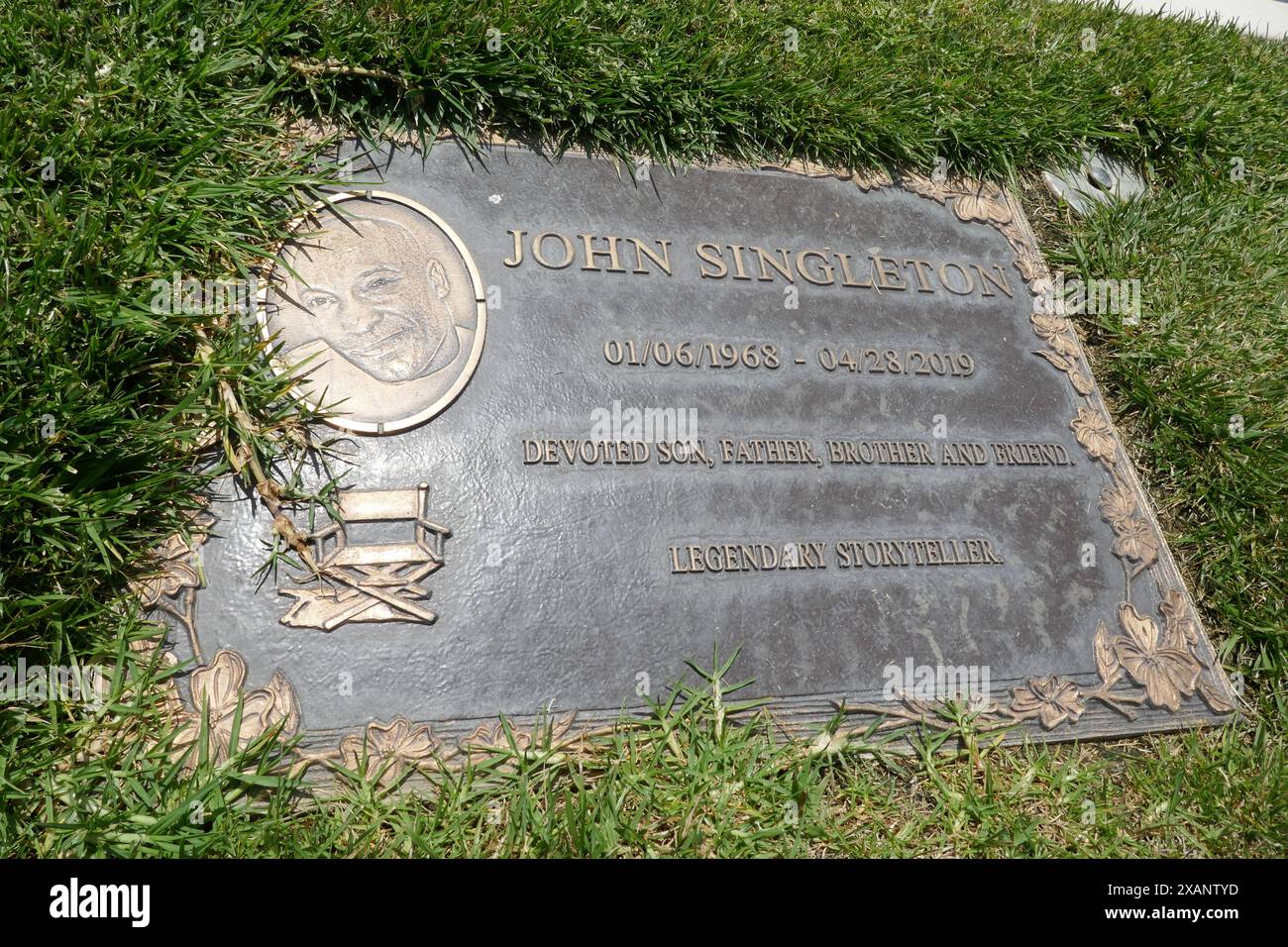 Los Angeles, California, USA 6th June 2024 Director John Singleton Grave in Court of Liberty ...